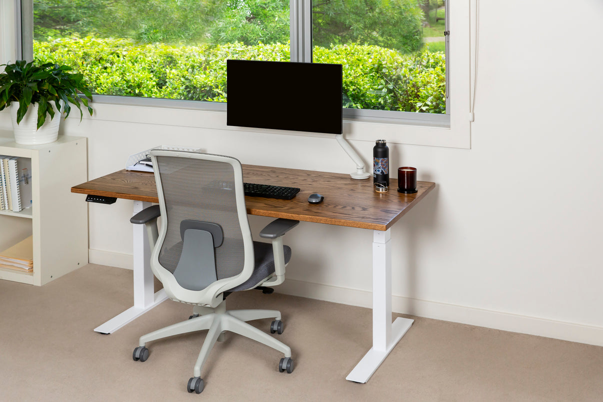 UpDown Desk PRO Sit-Stand Desk American Oak Desktop | UpDown Desks