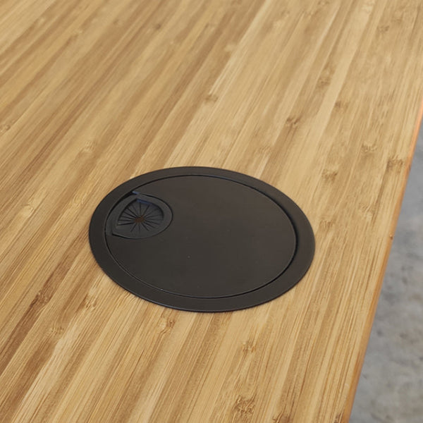 Metal Cable Hole Grommets for Corner Desks | UpDown Desk